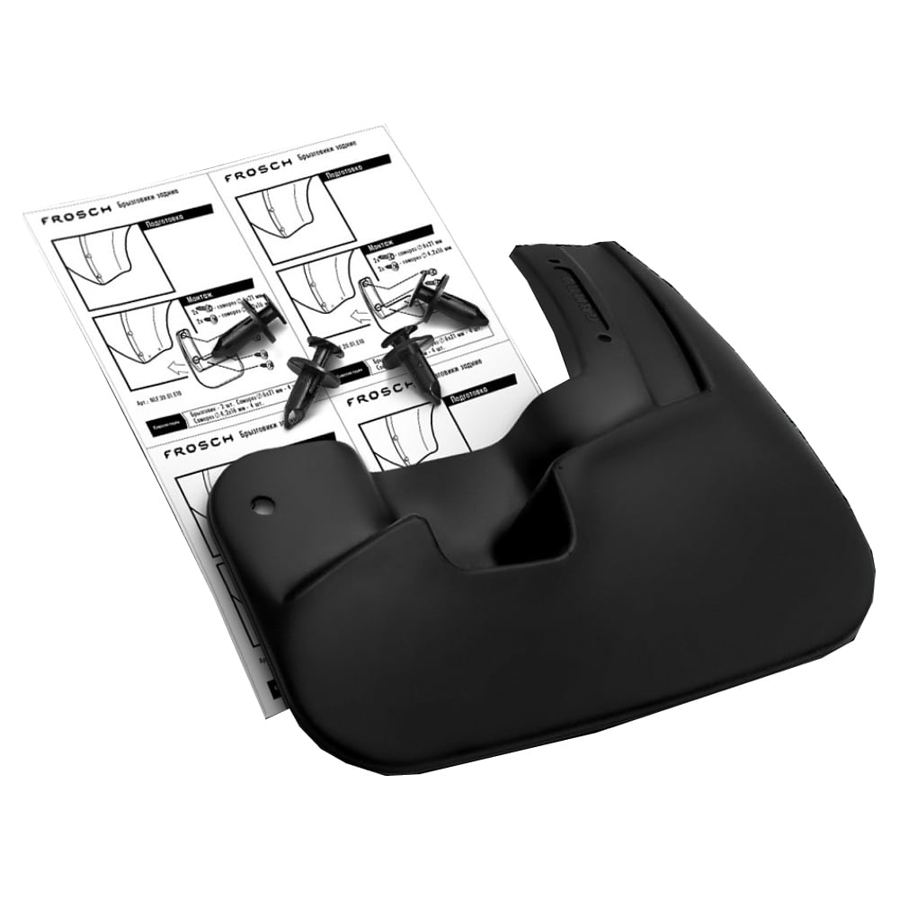 Передние брызговики PEUGEOT 308, 2007-2014 хб. 2 шт. FROSCH BI.PECE.38. ...