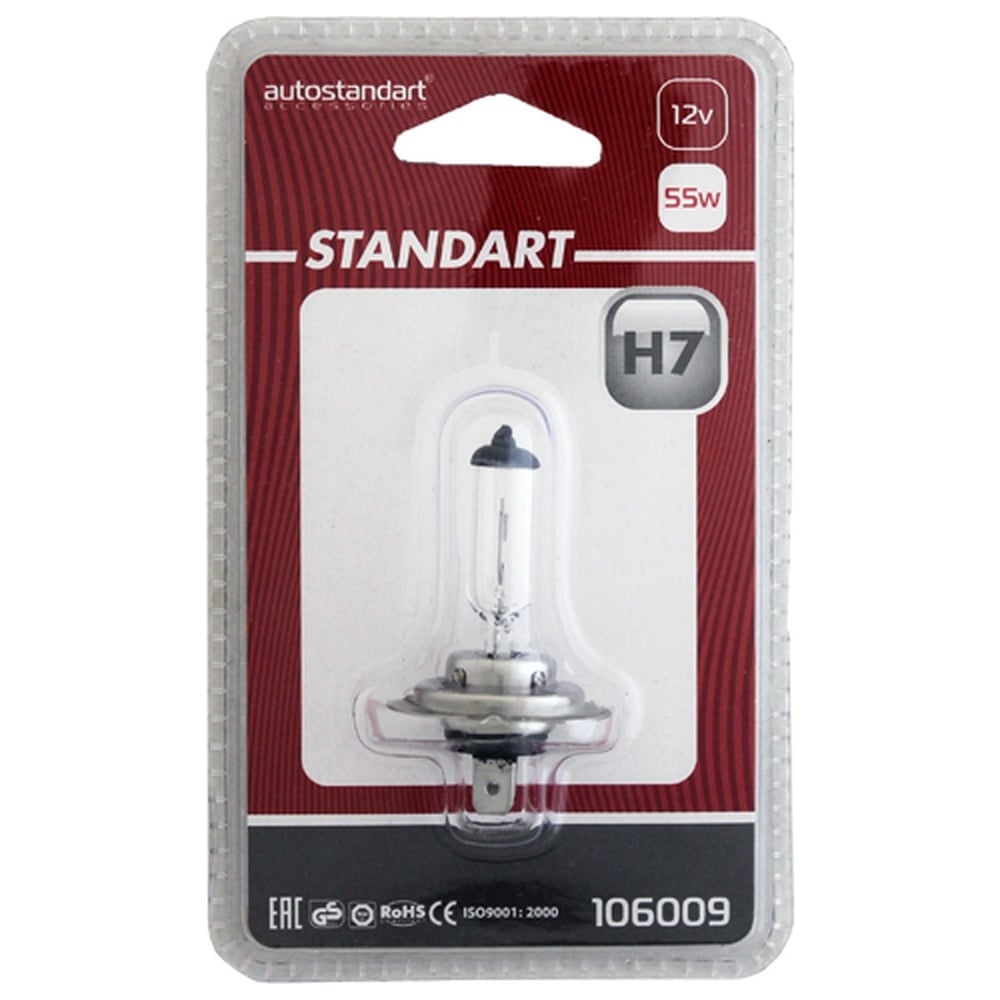 Галогенная лампа головного света AUTOSTANDART standart h7-12v, px26d ...