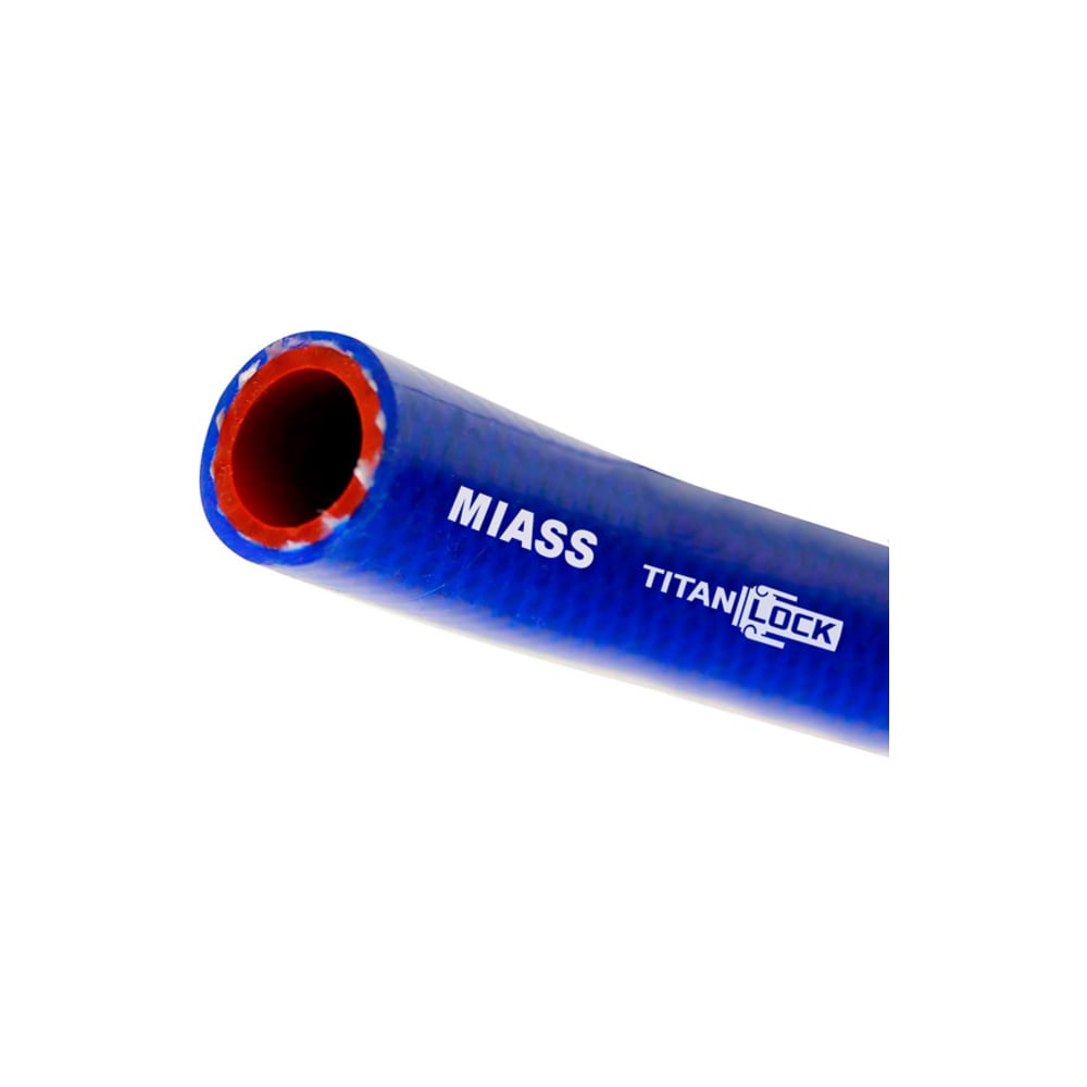 Силиконовый армированный шланг TITAN LOCK MIASS синий, d=50 мм, 10 м ...