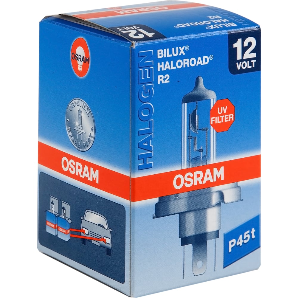 Автолампа NEOLUX R2 P45t-41 HALOGEN 12V 64183 - выгодная цена, отзывы ...