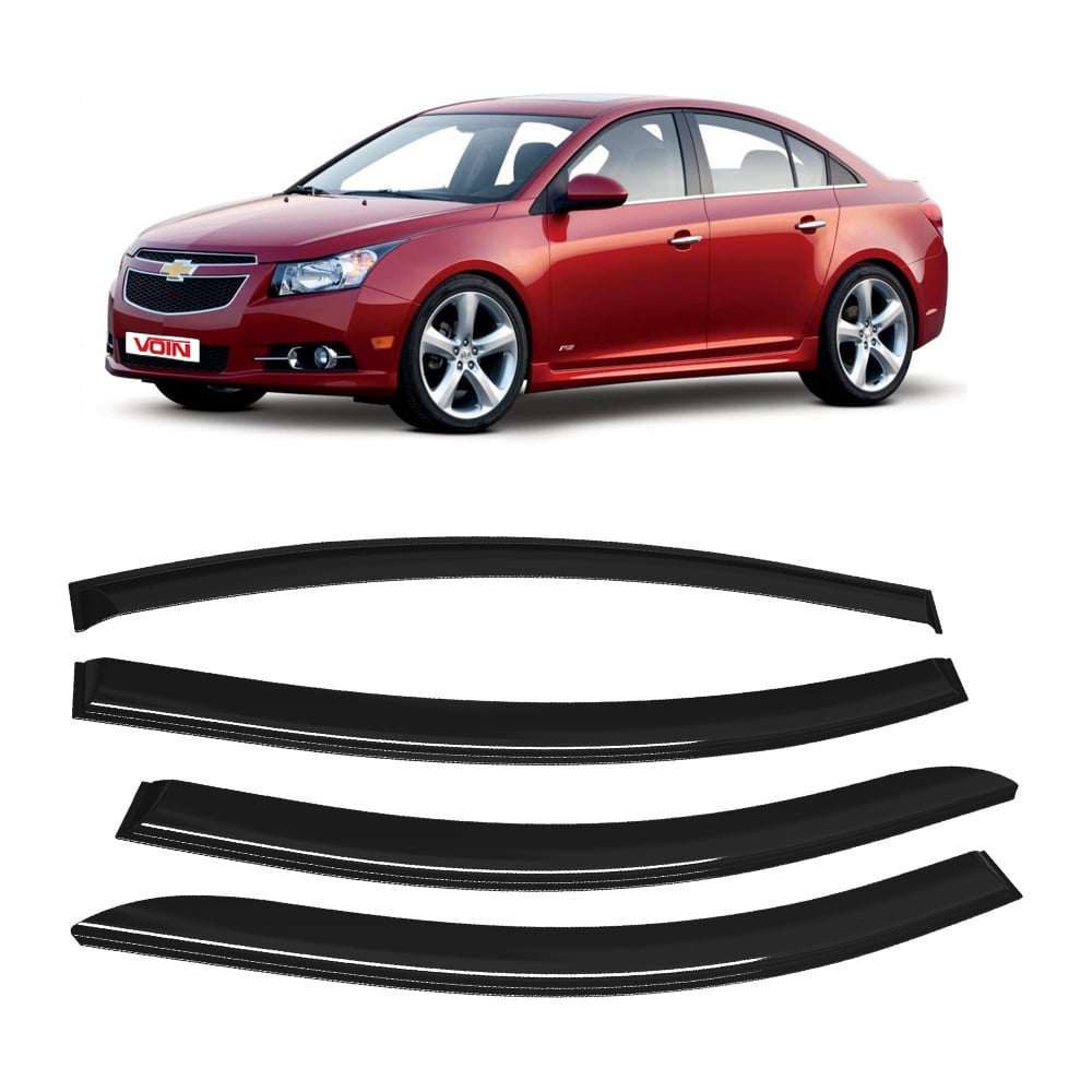 Дефлекторы окон для автомобиля VOIN Chevrolet Cruze 2009-2015, седан ...