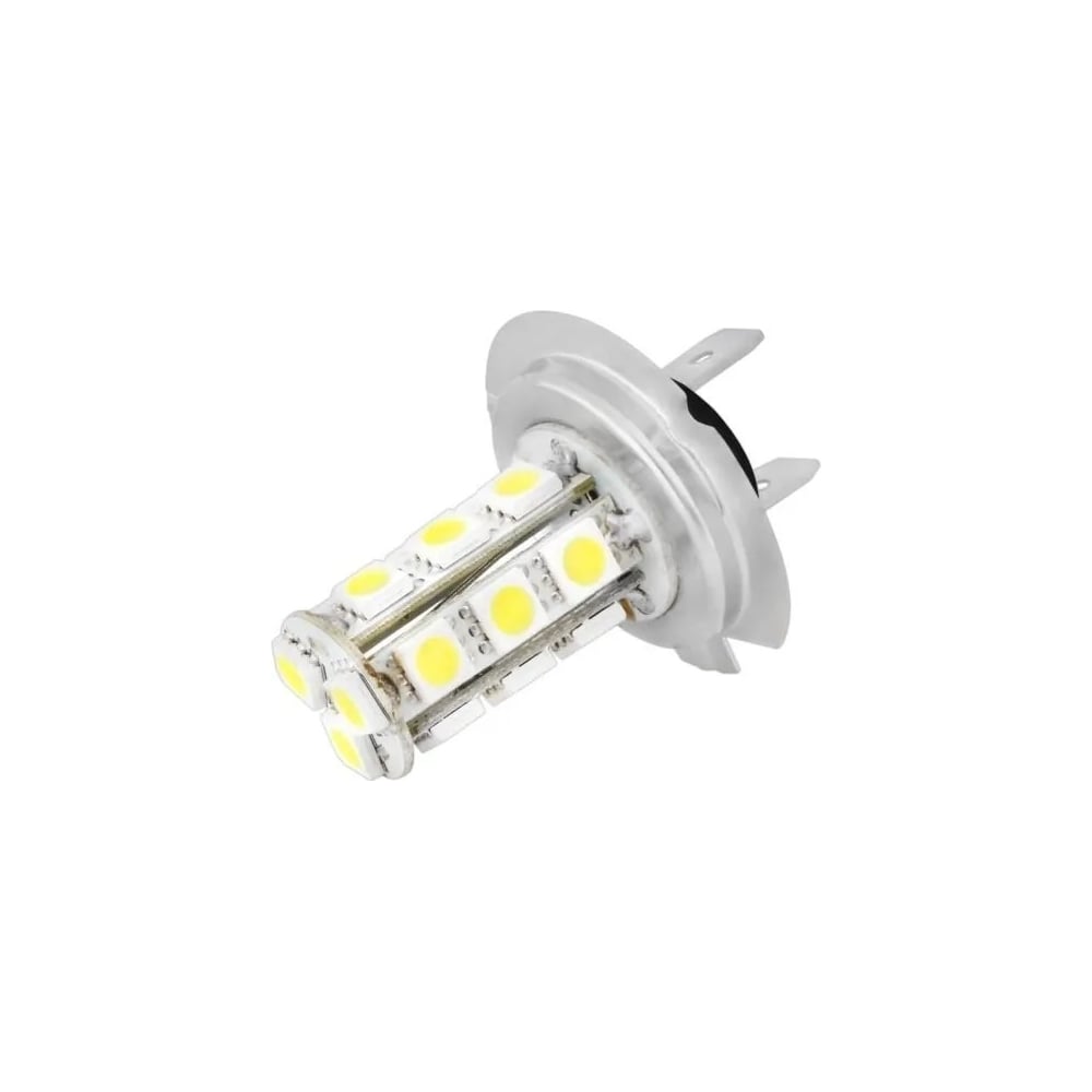 Светодиод МАЯК WHITE 24V, Н7, 18SMD, PX26d, 5500 K, блистер 24H7-W ...