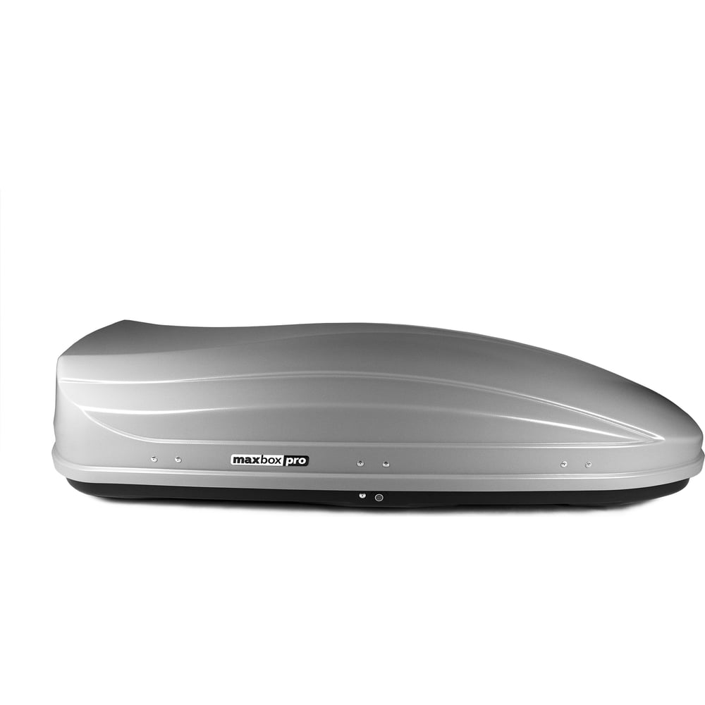 Автобокс MaxBox PRO 520 большой серый карбон 196x80x43 см двустороннее ...