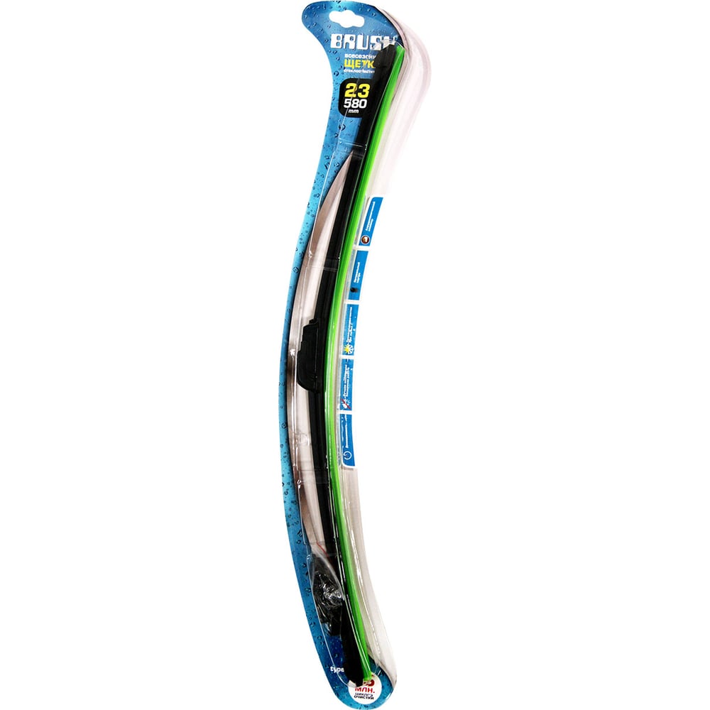 Бескаркасная щетка стеклоочистителя AZARD Brush B 23" 580 мм 4 ...