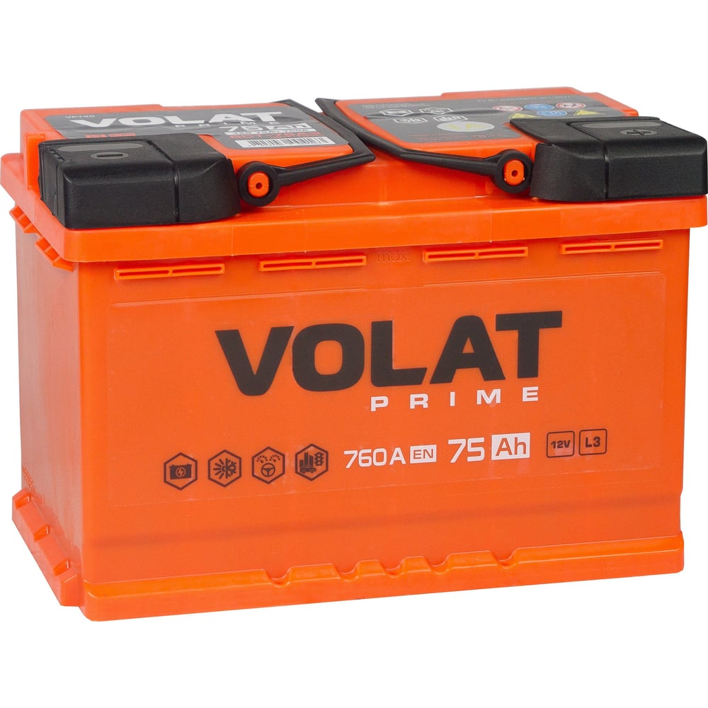 Аккумулятор VOLAT Prime 75Ah R+ VS750 VP750 - выгодная цена, отзывы ...