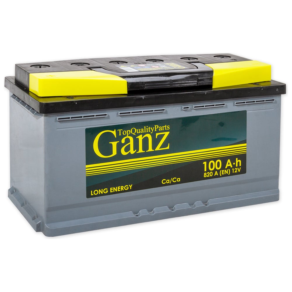 Аккумулятор Ganz 100 А/ч Прямая 353x175x190 EN820 А GA1001 - выгодная ...