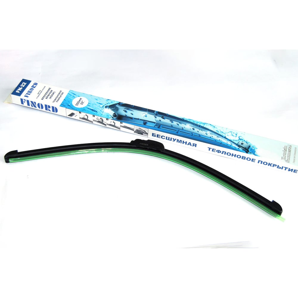 Щетка стеклоочистителя бескаракасная FINORD с тефлоновым покрытием ...