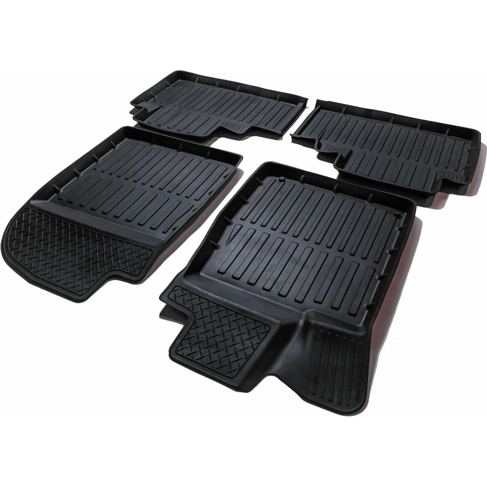 Резиновые коврики SRTK 3D PREMIUM в салон Honda CR-V IV 2012-2017 PR ...