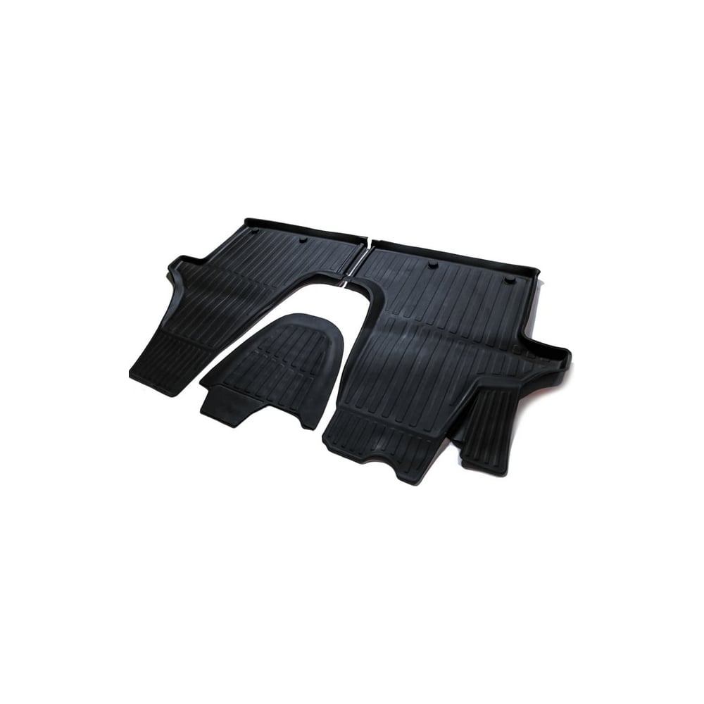 Резиновые коврики SRTK 3D PREMIUM в салон Volkswagen Multivan 2003- PR ...