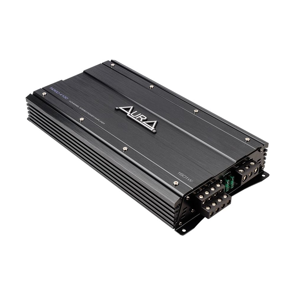 Усилитель мощности AurA 4-канальный, 4x100 Вт RMS, высоковольтный вход ...