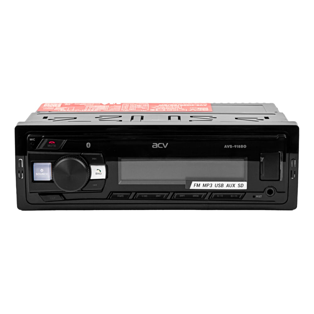 Магнитола ACV (1din/зеленая/Bluetooth/USB/AUX/SD/FM/4*50) AVS-918BG - выгодная цена, отзывы ...