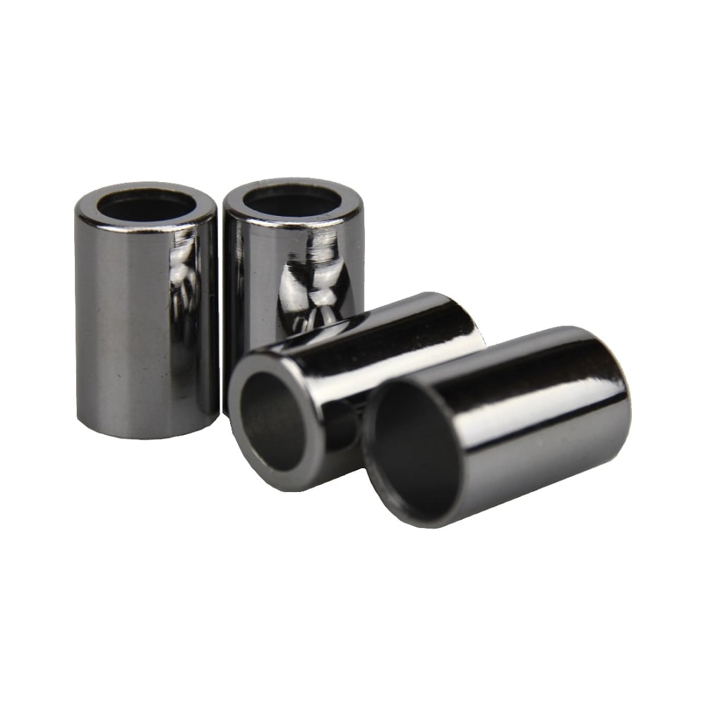 Набор декоративных хромированных металлических накладок для ниппеля колеса MasterProf 4 шт АС ...