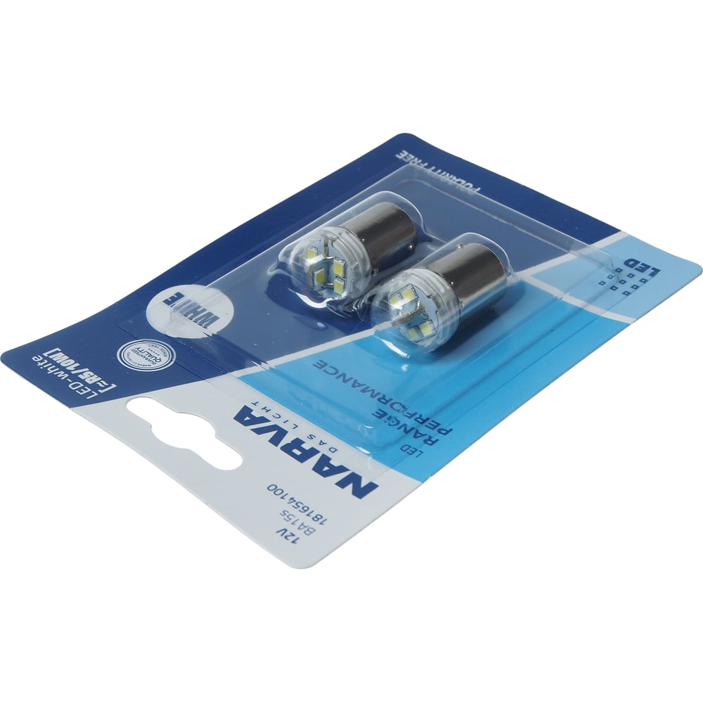 Автолампа R5W/R10W BA15s LED блистер, 2шт 12V Narva 181654100 420913 ...