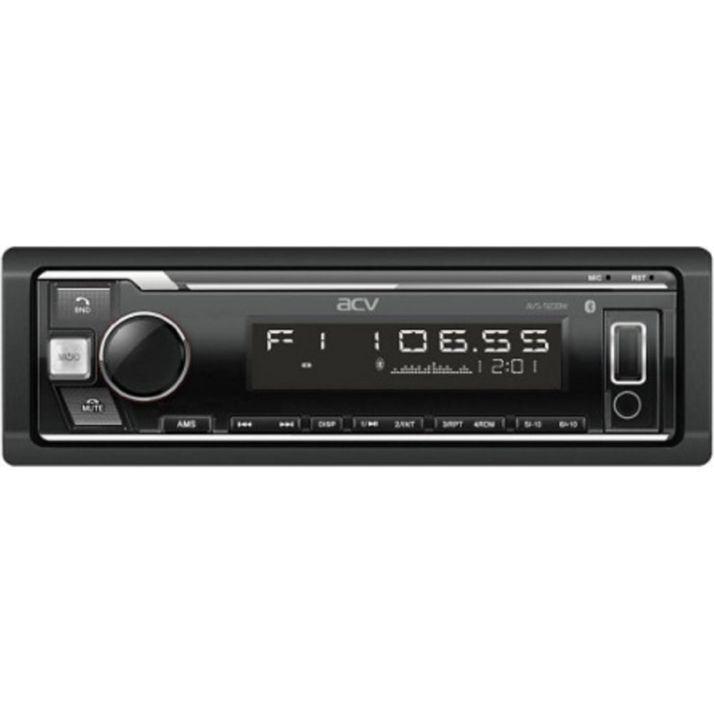 Магнитола ACV 1din, белая, Bluetooth, USB/AUX/SD/FM/4х50 AVS-918BW - выгодная цена, отзывы ...