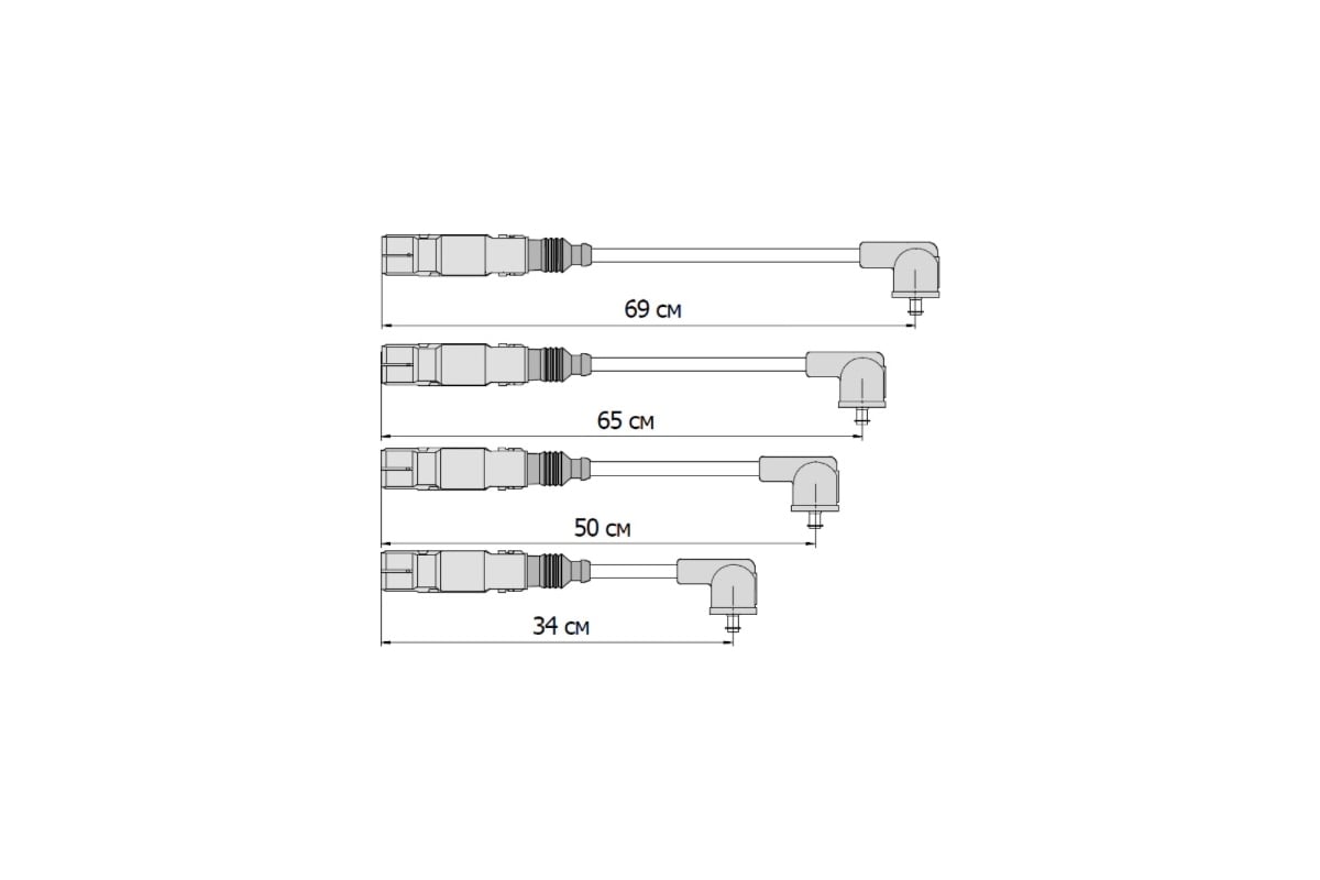 Высоковольтные провода CARGEN AX127 - выгодная цена, отзывы ...