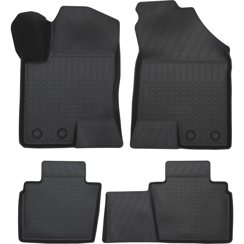 Коврики салонные для DFSK iX7 (2023) (1,2 ряд) UNIDEC NPA11-C208-380-1 - заказать в интернет ...