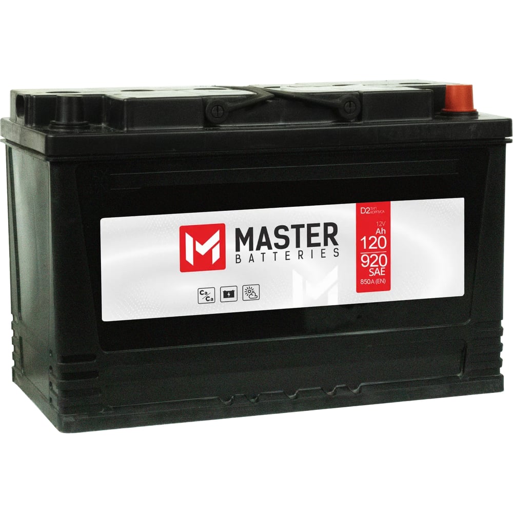 Аккумуляторная батарея MASTER BATTERIES 120Ah R+ MBT1200 - выгодная ...