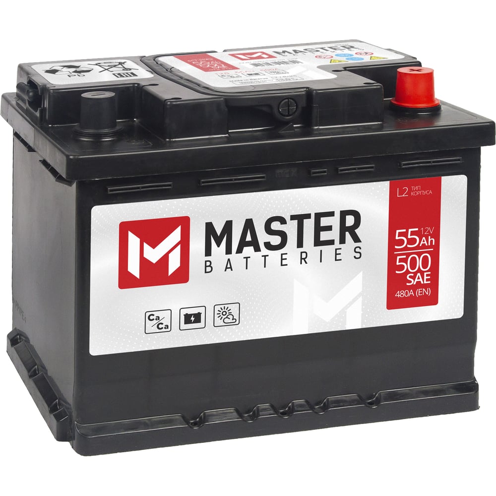 Аккумуляторная батарея MASTER BATTERIES 55Ah R+ MB550 - выгодная цена ...