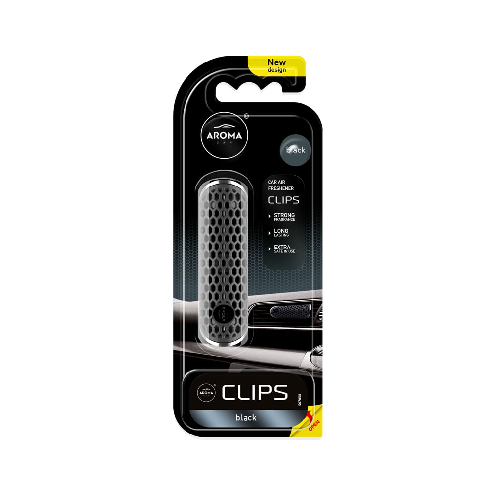 Ароматизатор воздуха Aroma Car CLIPS Black в дефлектор 83825 - выгодная ...