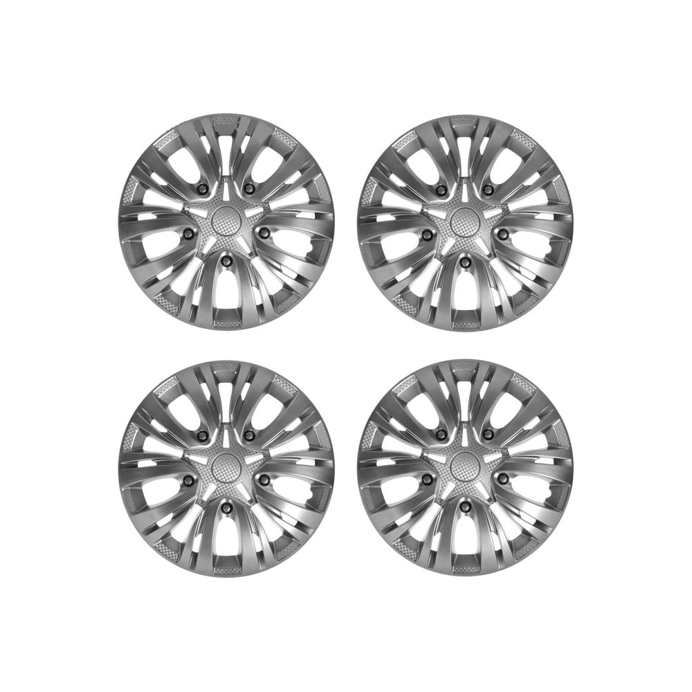 Колесные колпаки TORSO ЛИОН R16, серебристый, набор 4 шт. 2471927 ...