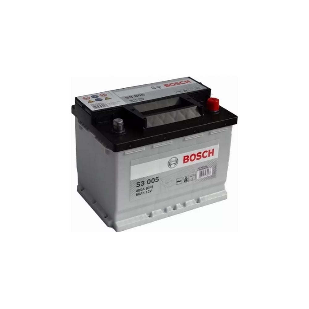 Аккумулятор BOSCH Silver 56 А/ч обратная R+ 242x175x190 EN480 А ...
