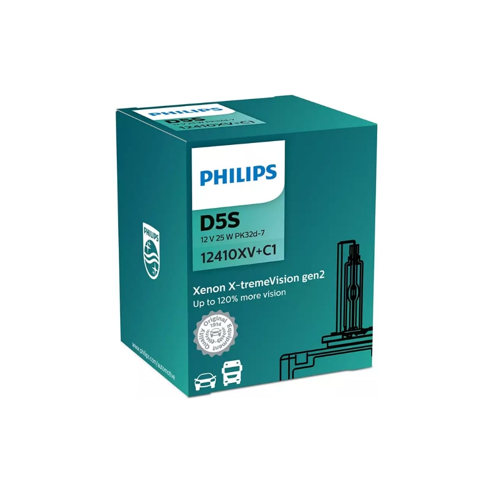 Автолампа PHILIPS D5S 25 PK32d-7+120 Xenon X-treme Vision gen2 4800K ...