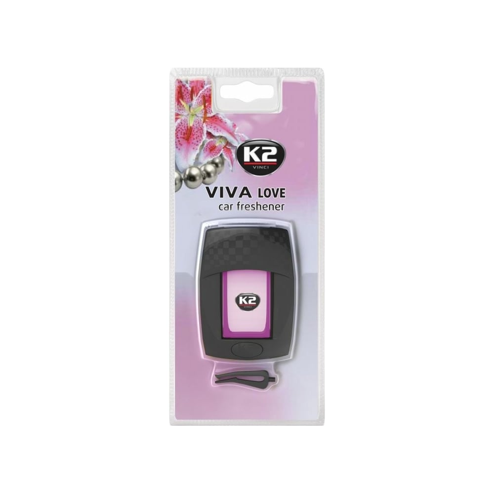 Ароматизатор K2 VIVA на дефлектор, 4 мл, love V123 - выгодная цена, отзывы, характеристики, фото ...
