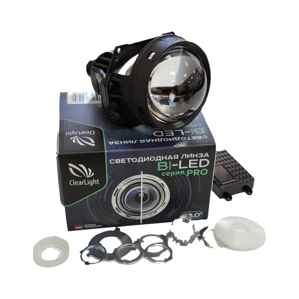 Светодиодная линза Clearlight 3.0 BI-LED серия PRO, крепление "гайка ...