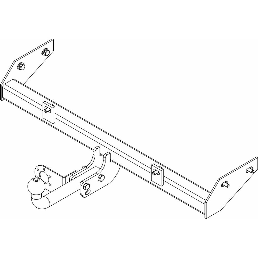 Фаркоп ТСУ ВАЗ 2118/2190 до 2012 г AvtoS VAZ-39 - выгодная цена, отзывы ...