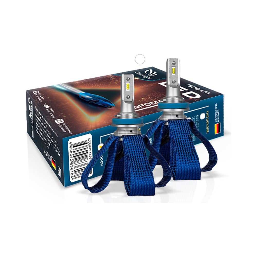Комплект ламп Clearlight LED Performance HB4 7500 lm 6000K, 2 шт ...