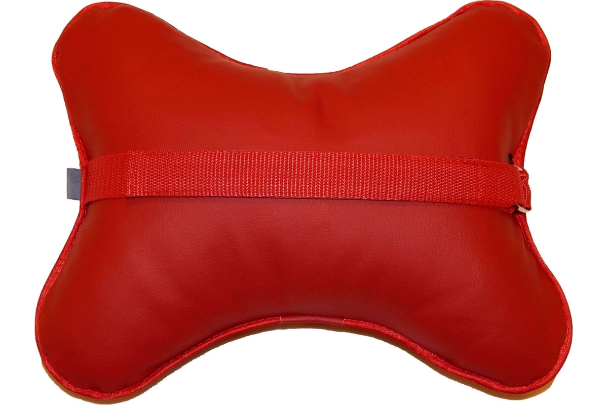 Автомобильная подушка-косточка под шею A&P большая, красный PKEB24 ...