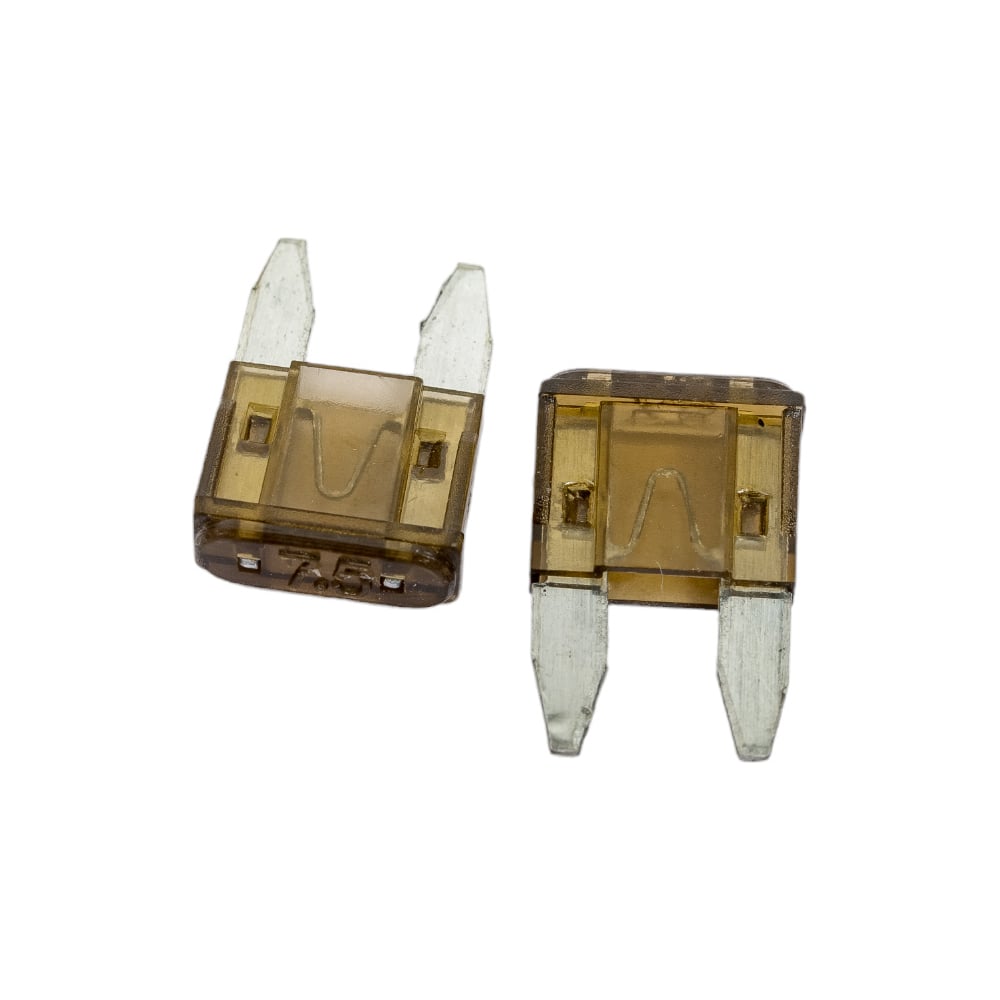 Предохранитель Nord-Yada MINI 7,5A 10,9x3,9 мм., h 16,3 W269 2 шт в ...