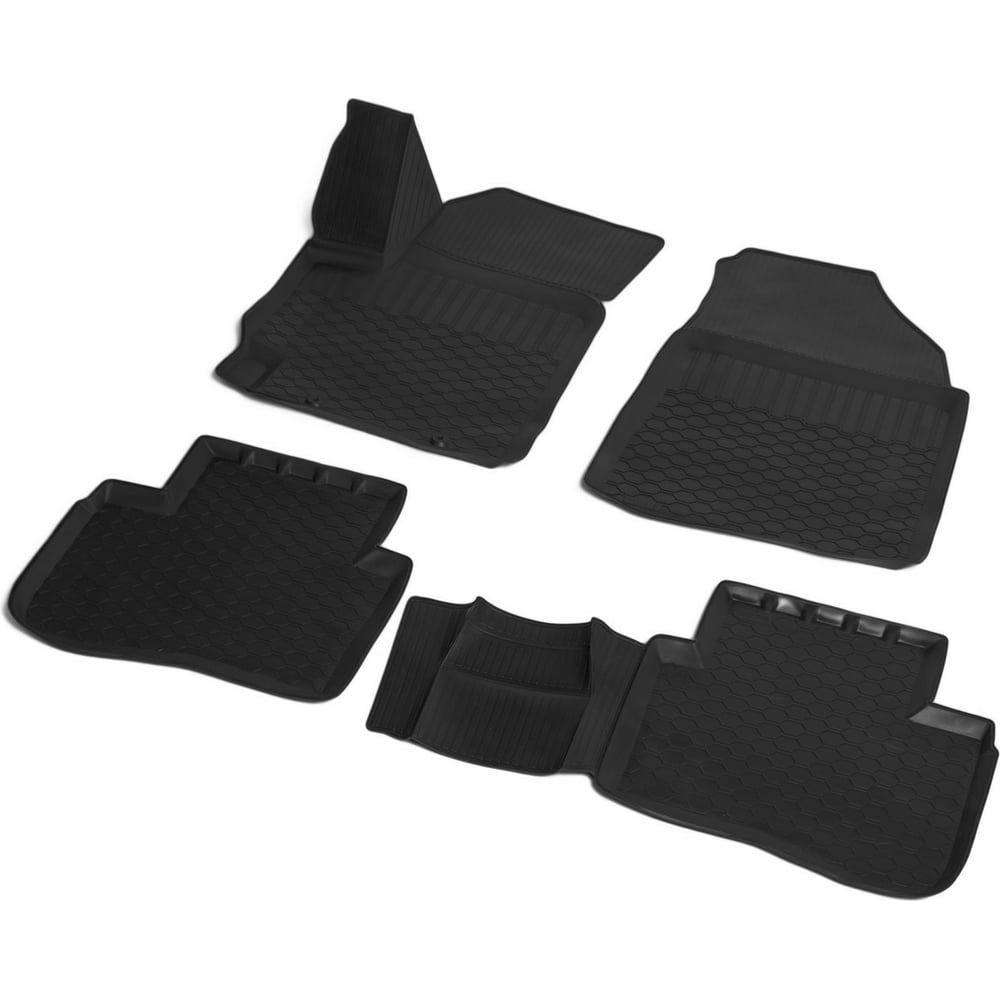 Коврики в салон Rival для Geely Atlas Pro 2021-н.в., с крепежом, 4 ...