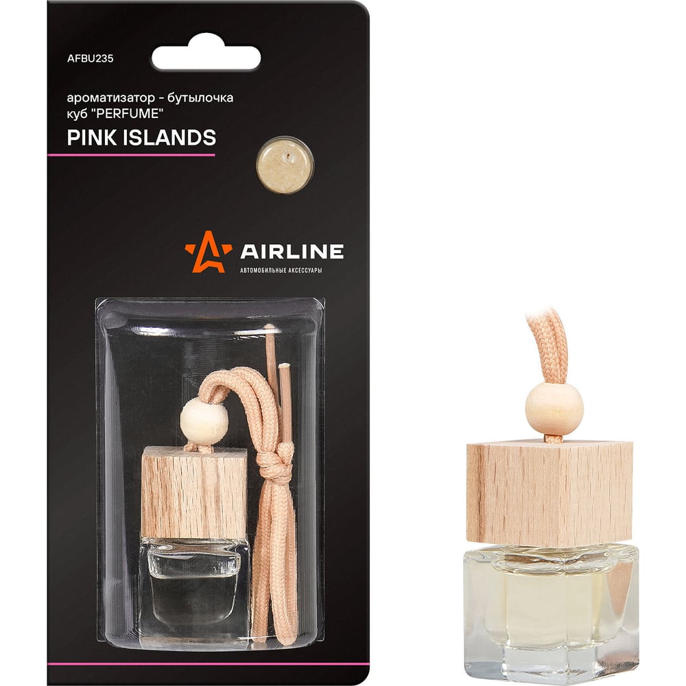 Ароматизатор-бутылочка Airline Perfume куб PINK ISLANDS AFBU235 ...