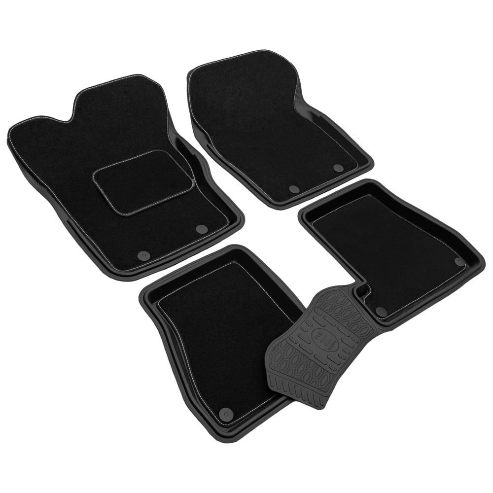 Салонный резиновый коврик REZKON Transformer черный для Ford Focus III ...