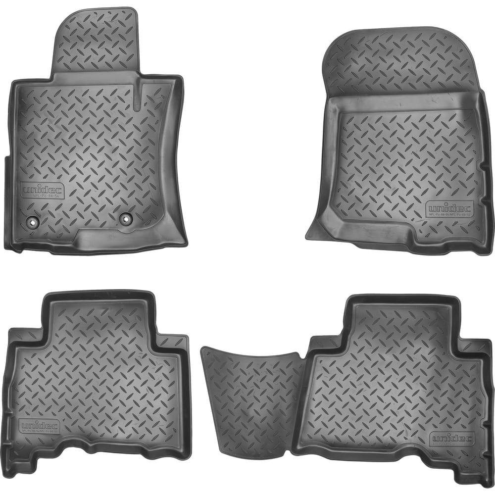 Cалонные коврики UNIDEC для Toyota LC-150 Prado J150 2013 5 мест NPL-Po ...