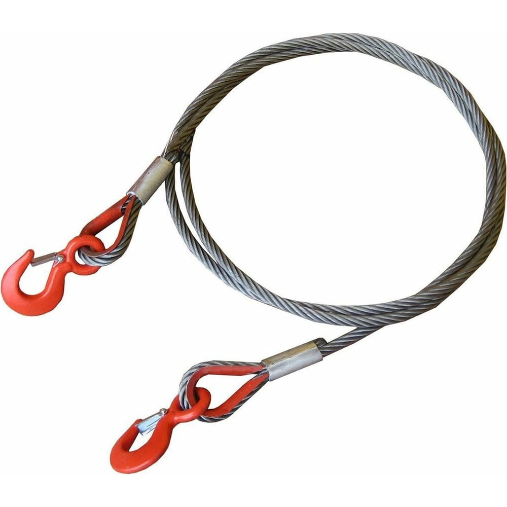 Буксировочный трос Tplus стальной, 12 т, 12 м, крюк/крюк, d: 11.0 мм T000308 - выгодная цена ...