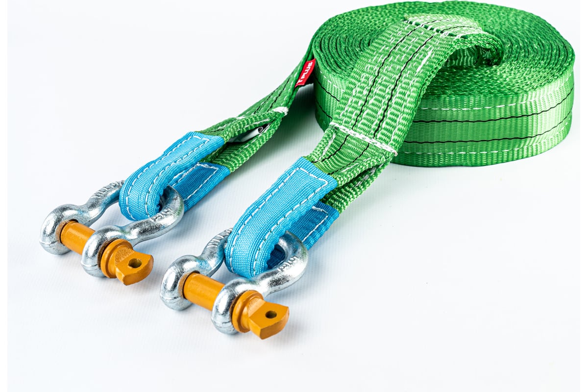 Усиленный буксировочный трос Tplus 12 т 5 м Шакл/Шакл T019498 - выгодная цена, отзывы ...