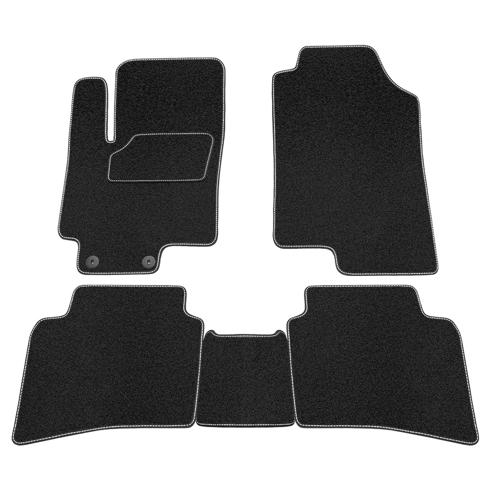 Салонные коврики REZKON ворс на резиновой основе, черный, для BMW X4 ...