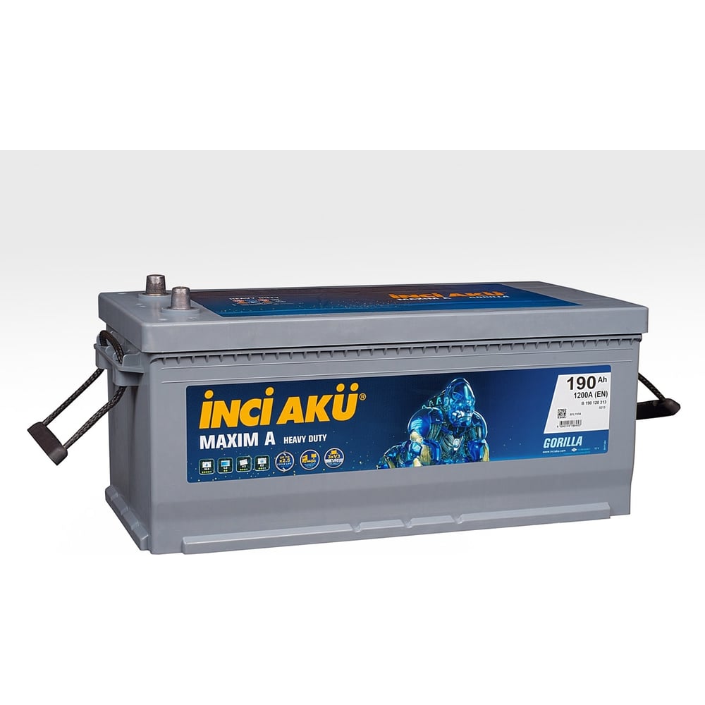 Аккумулятор INCI AKU Maxim A HD 190 euro, 1200 A, 513x223x223 мм 462475 ...