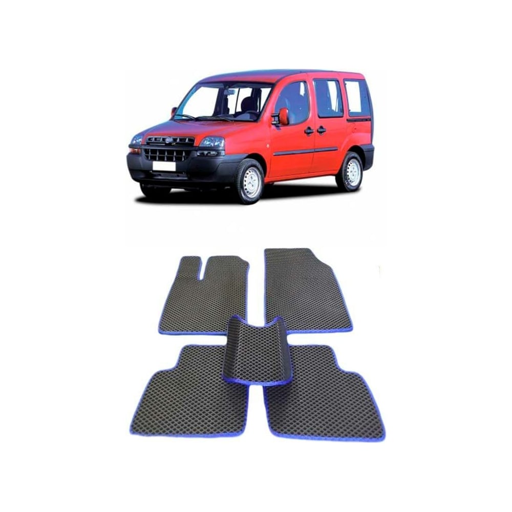 Ковры в салон автомобиля Eva Smart fiat doblo i 5мест 2001 - 2005 эва ...