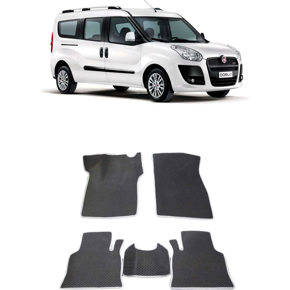 Ковры в салон автомобиля Eva Smart fiat doblo l рестайлинг 5мест 2005 ...