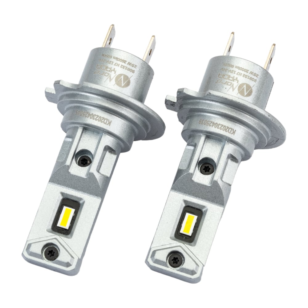 Светодиодная лампа головного света Nord-Yada Н7/H18 12-24V 25W 6000K ...