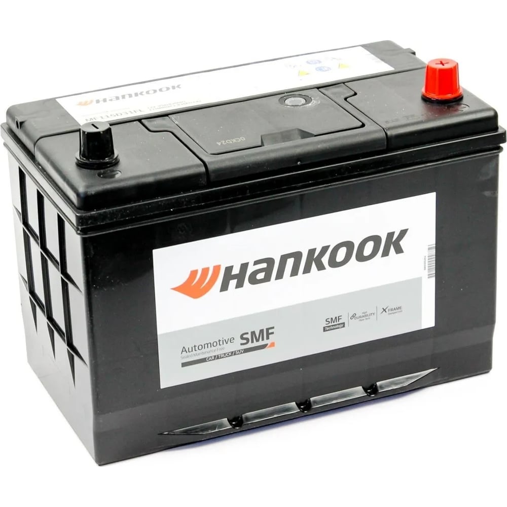 Автомобильный аккумулятор HANKOOK 6СТ-95.0 (115D31L) бортик HK115D31FL ...