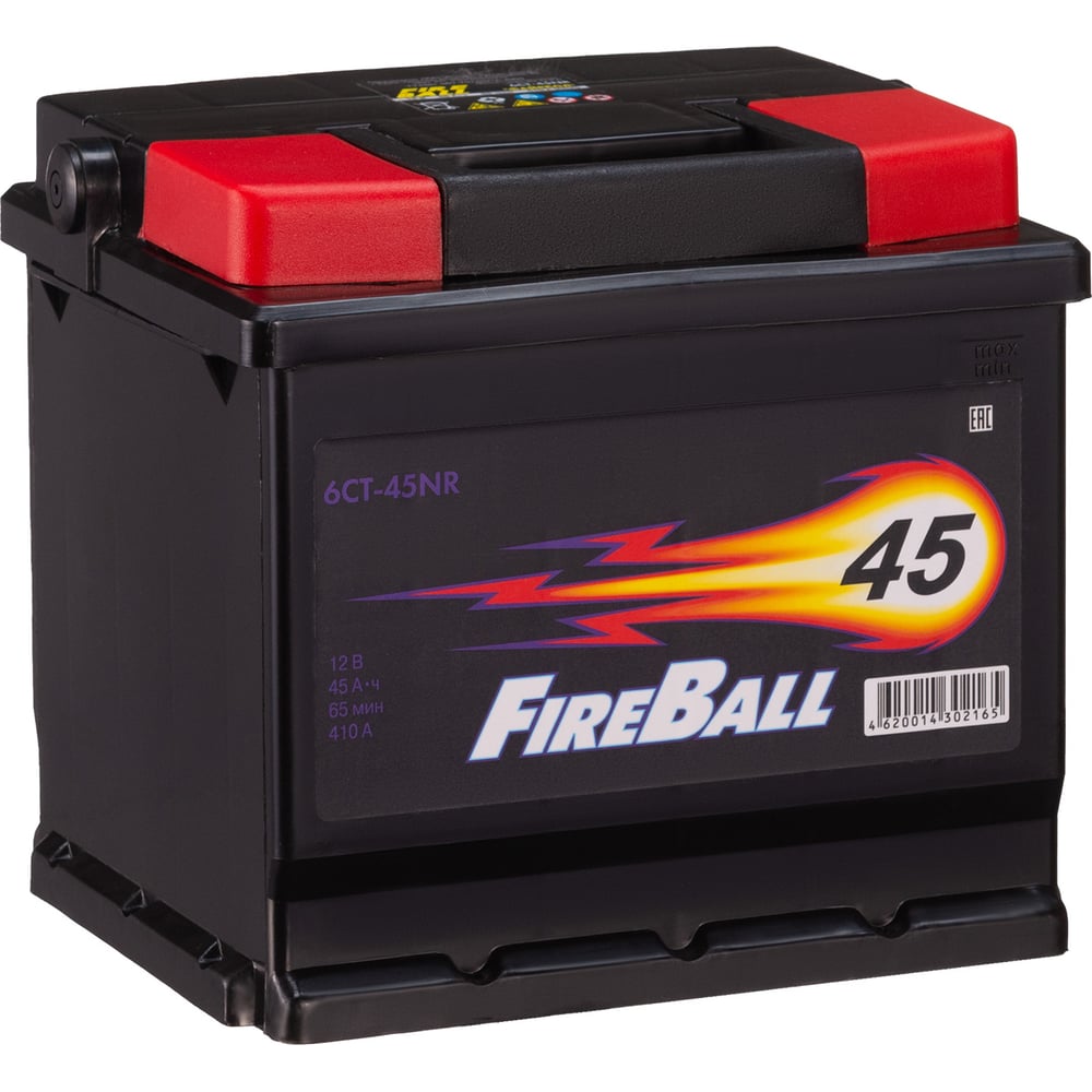 Аккумулятор FIRE BALL 6ст 45 NR, 410 А CCA, 545104020 - выгодная цена ...