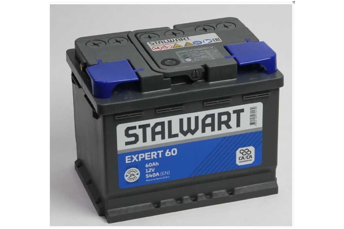 Аккумуляторная батарея Stalwart Expert 6СТ-60.1 STEx 60.1 - выгодная ...