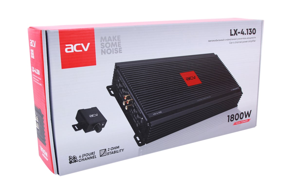 Усилитель ACV LX-4.130 - выгодная цена, отзывы, характеристики, фото - купить в Москве и РФ