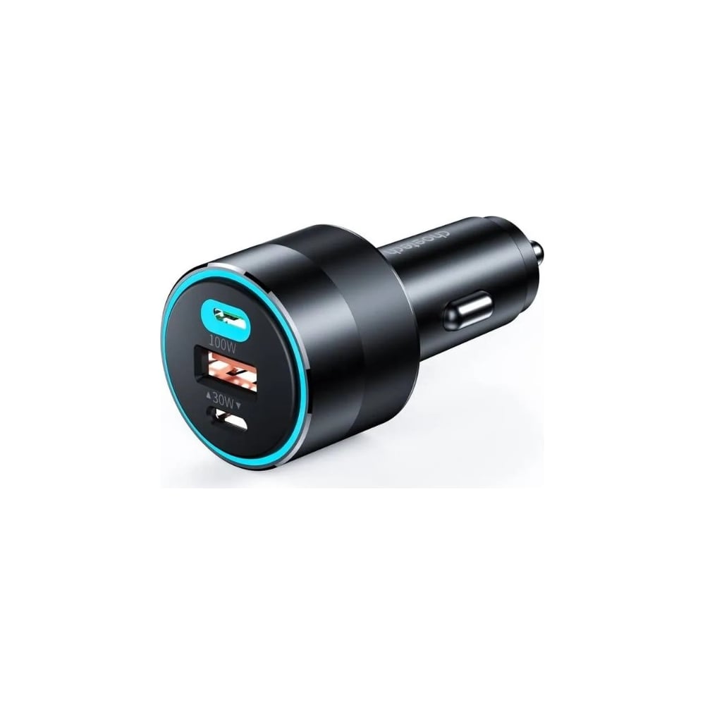 Зарядное автомобильное устройство Choetech 130 Вт, USB A QC3.0 + 2xUSB ...