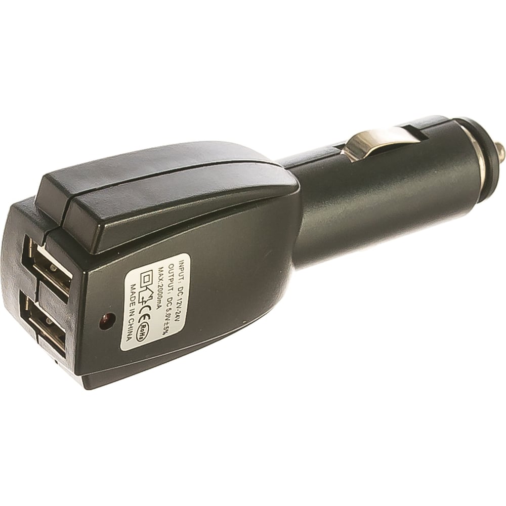 Автомобильное зарядное устройство REXANT 2xUSB /АЗУ/ /5V, 1 000mA 16 ...