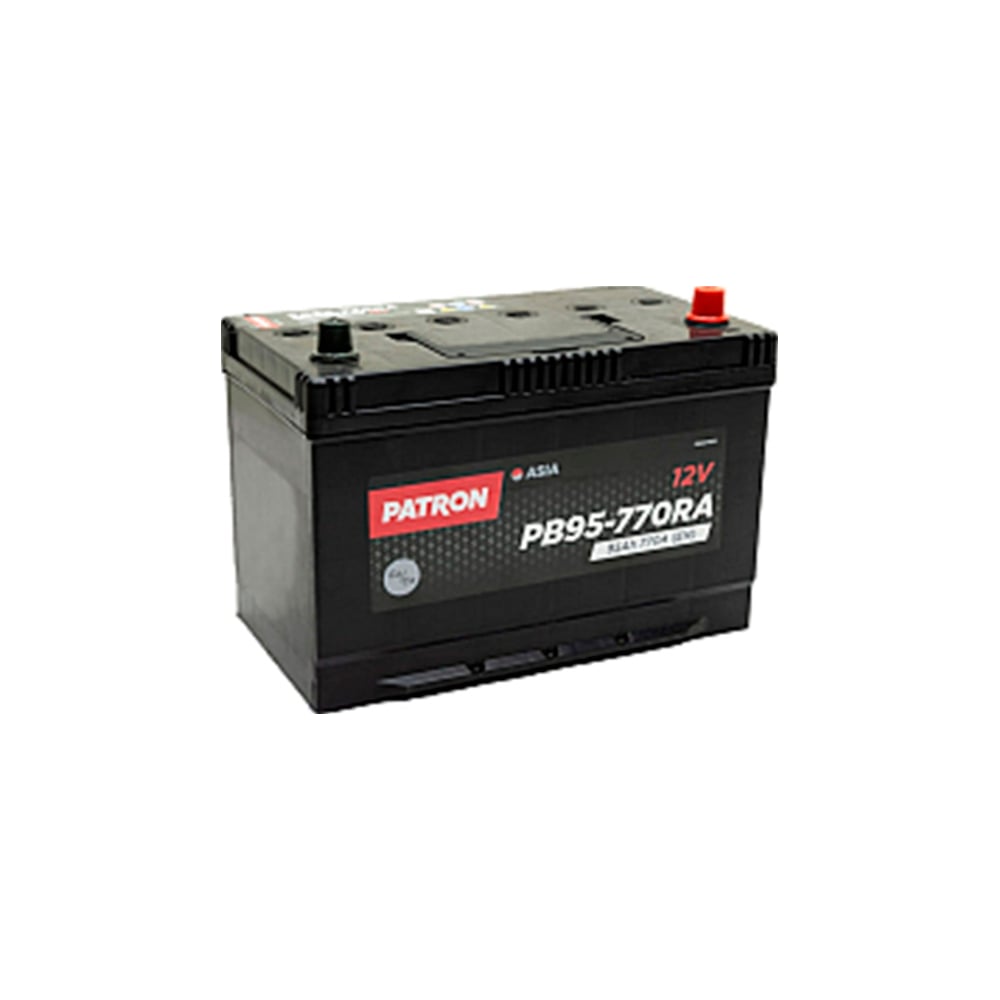 Аккумулятор PATRON ASIA 12 В, 95 Ач, 770 A (R+) B1, 306x173x222 мм, 21 ...